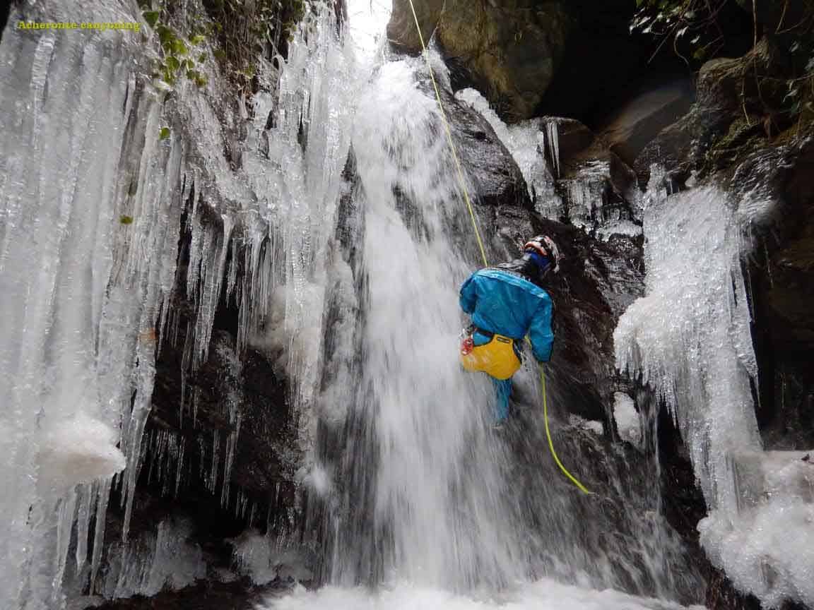 Ice Canyoning in Calabria